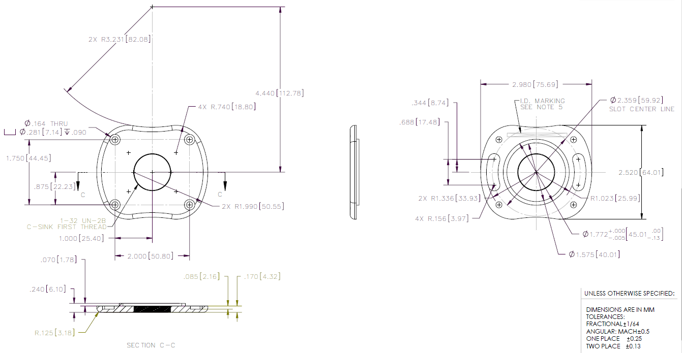 Drawings\Mounts\Cmount adapter\VSeries Cmount adapter\VRI-MNT-CS
