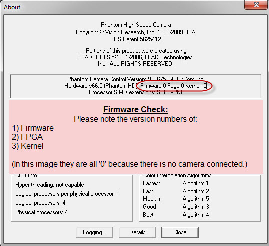 How To: Check the device's firmware version