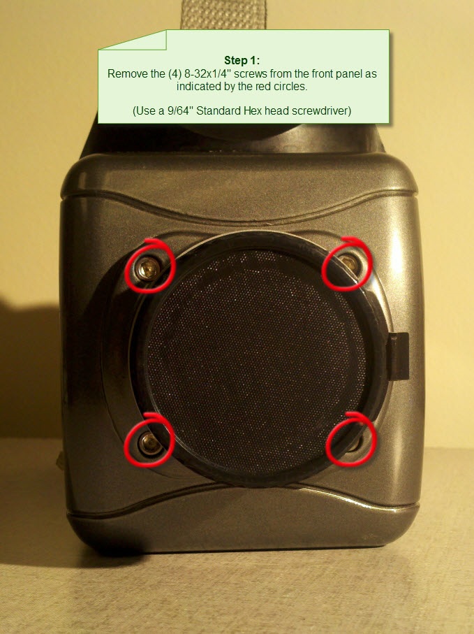 Back Focus Adjustment (Legacy V-Series)